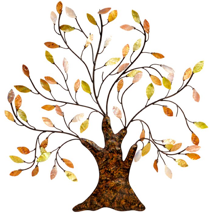 Metal Wall Art Autumn Leaves at Billie Delgado blog