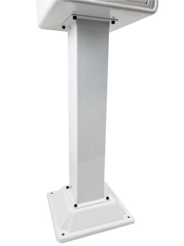 Replica Royal Mail ER Post Box Or Letter Box With Stand - White ...