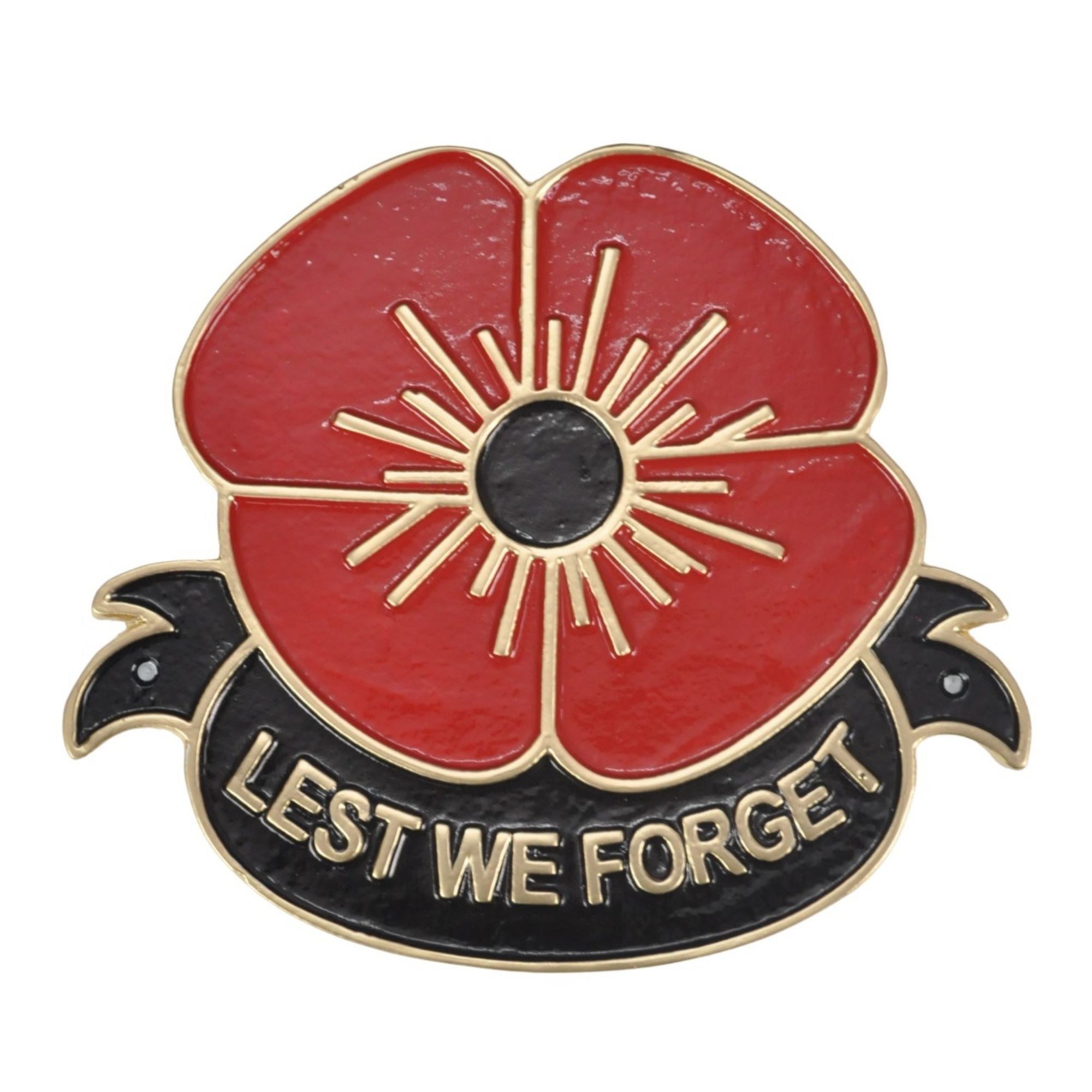 lest we forget wall plaque
