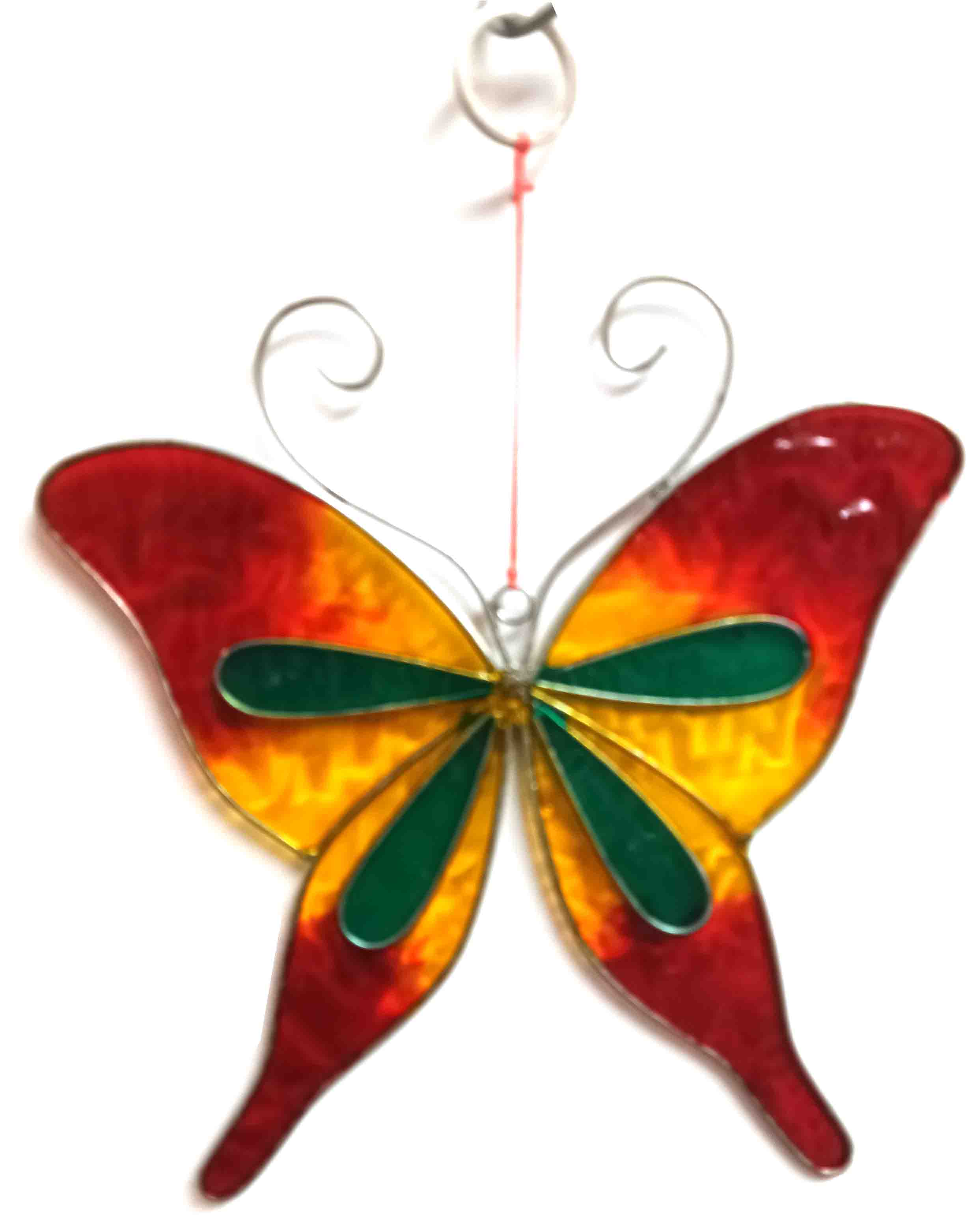 Elegant Resin Suncatcher - Butterfly Design